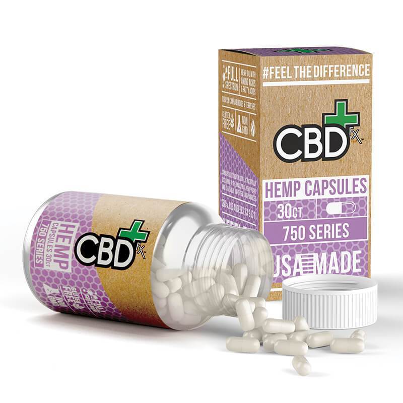 CBD FX - CBDFX Hemp Capsules (30 caps * 750mg)
